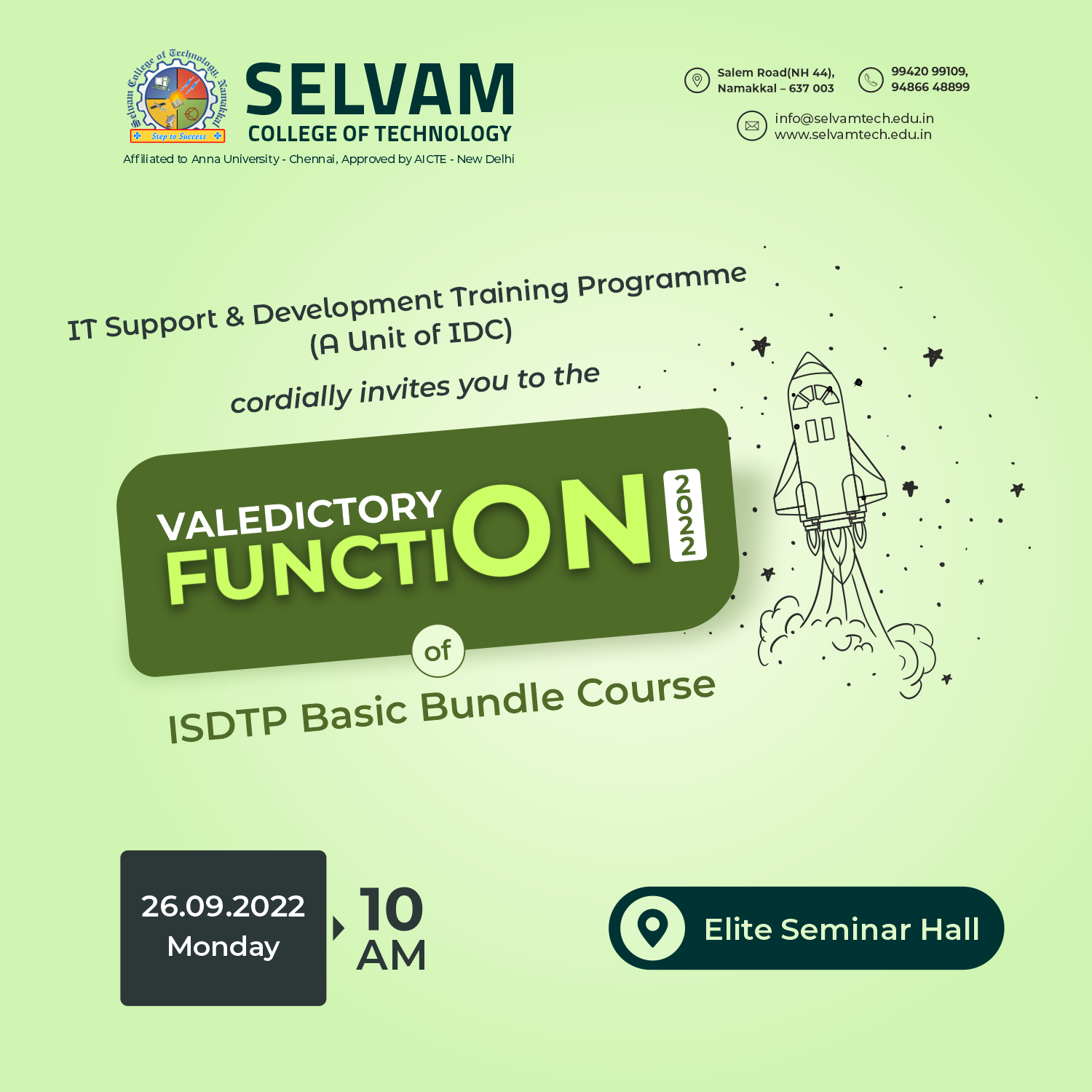 Basic-Bundle-Valedictory-1 - Selvam College of Technology (Autonomous ...