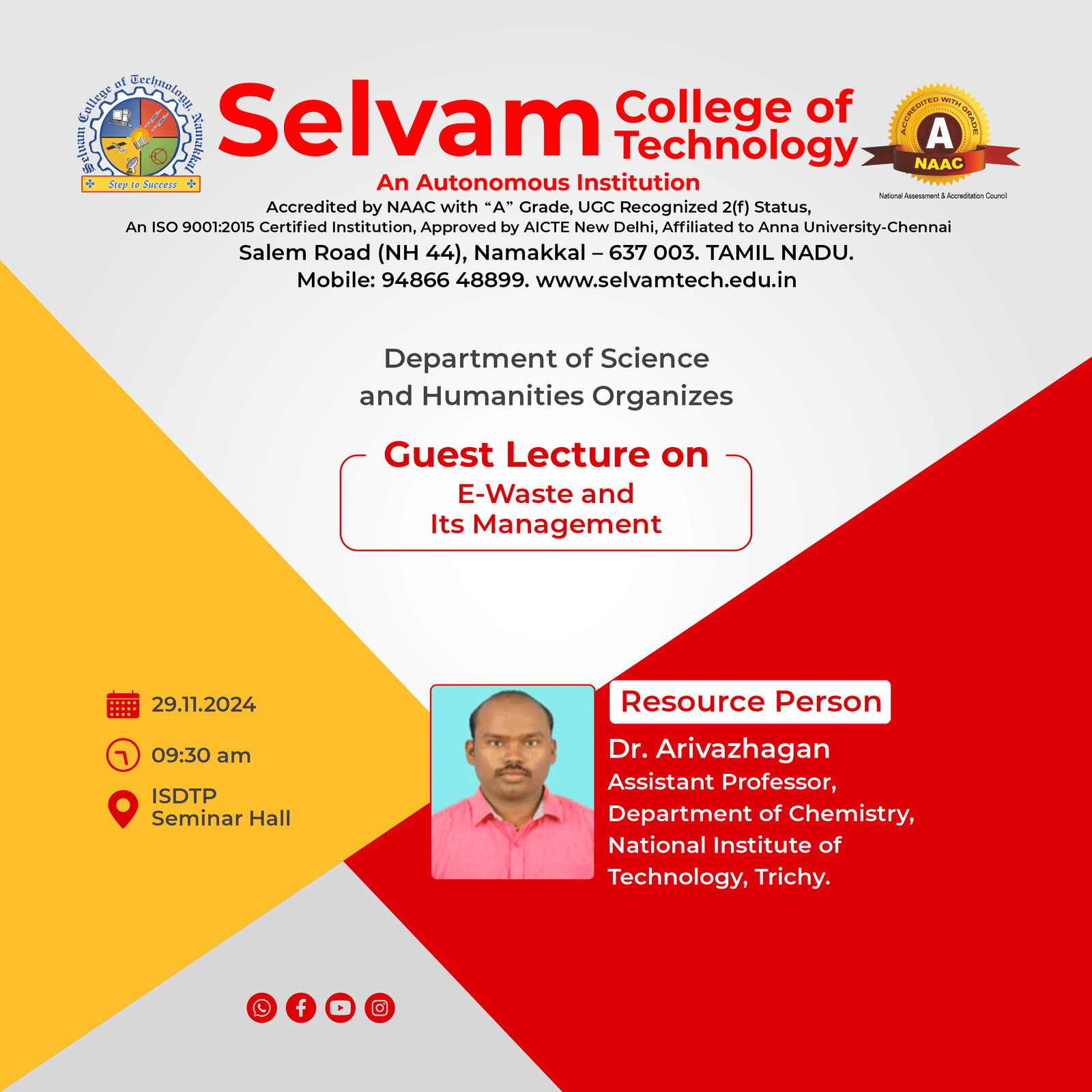 GL-Flyer-Nov29 - Selvam College of Technology (Autonomous Institution)